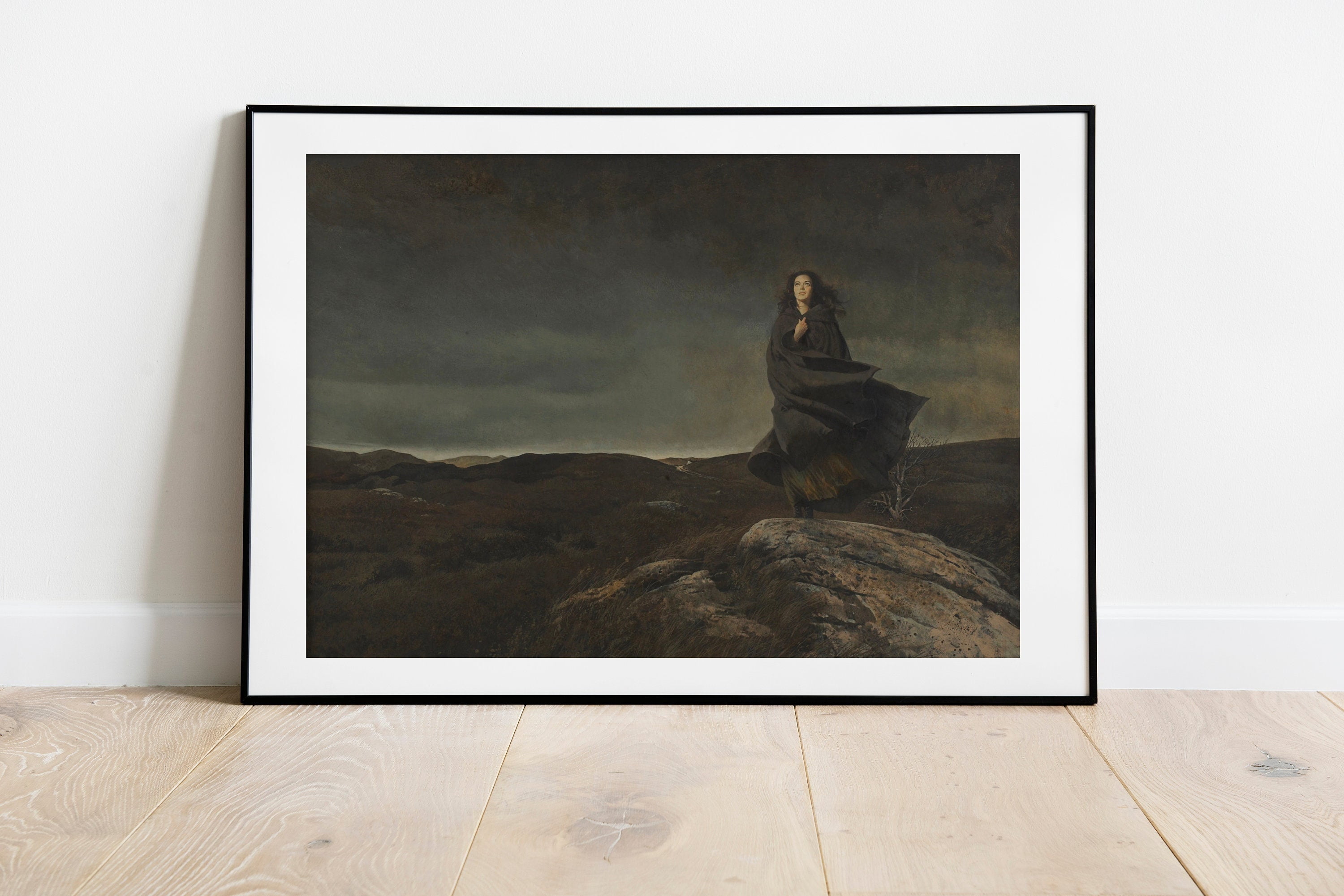 POSTER Wuthering Heights Watercolour Art Print, Catherine Earnshaw Art ...