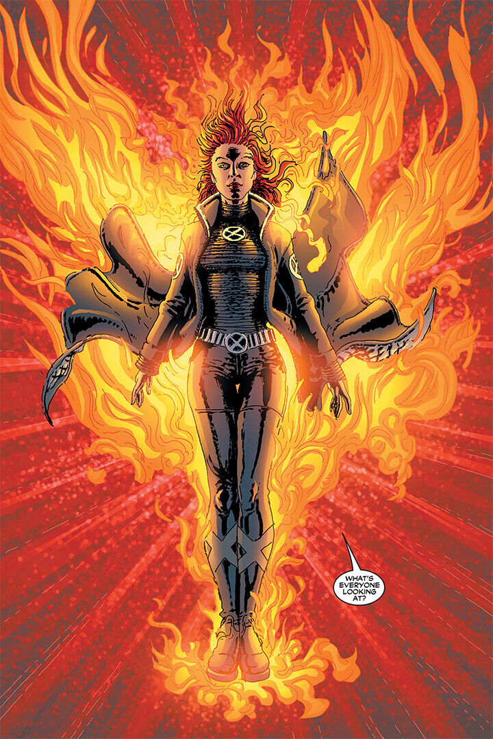 POSTER X-Men vs Apocalypse Cyclops Jean Grey Phoenix Art Home Decor ...