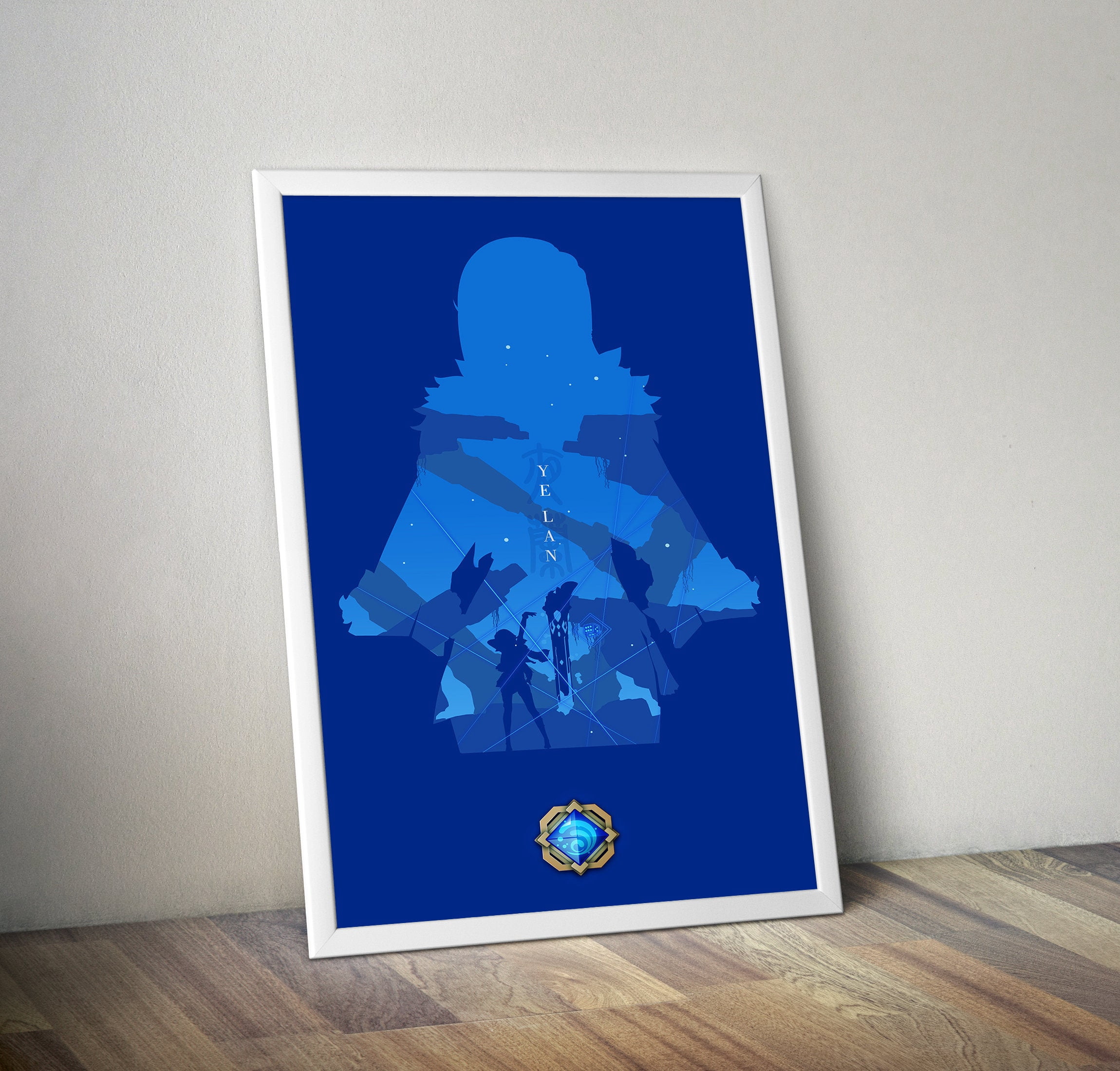 POSTER Yelan Genshin Impact Genshin Impact Poster Anime Twitch Decor ...