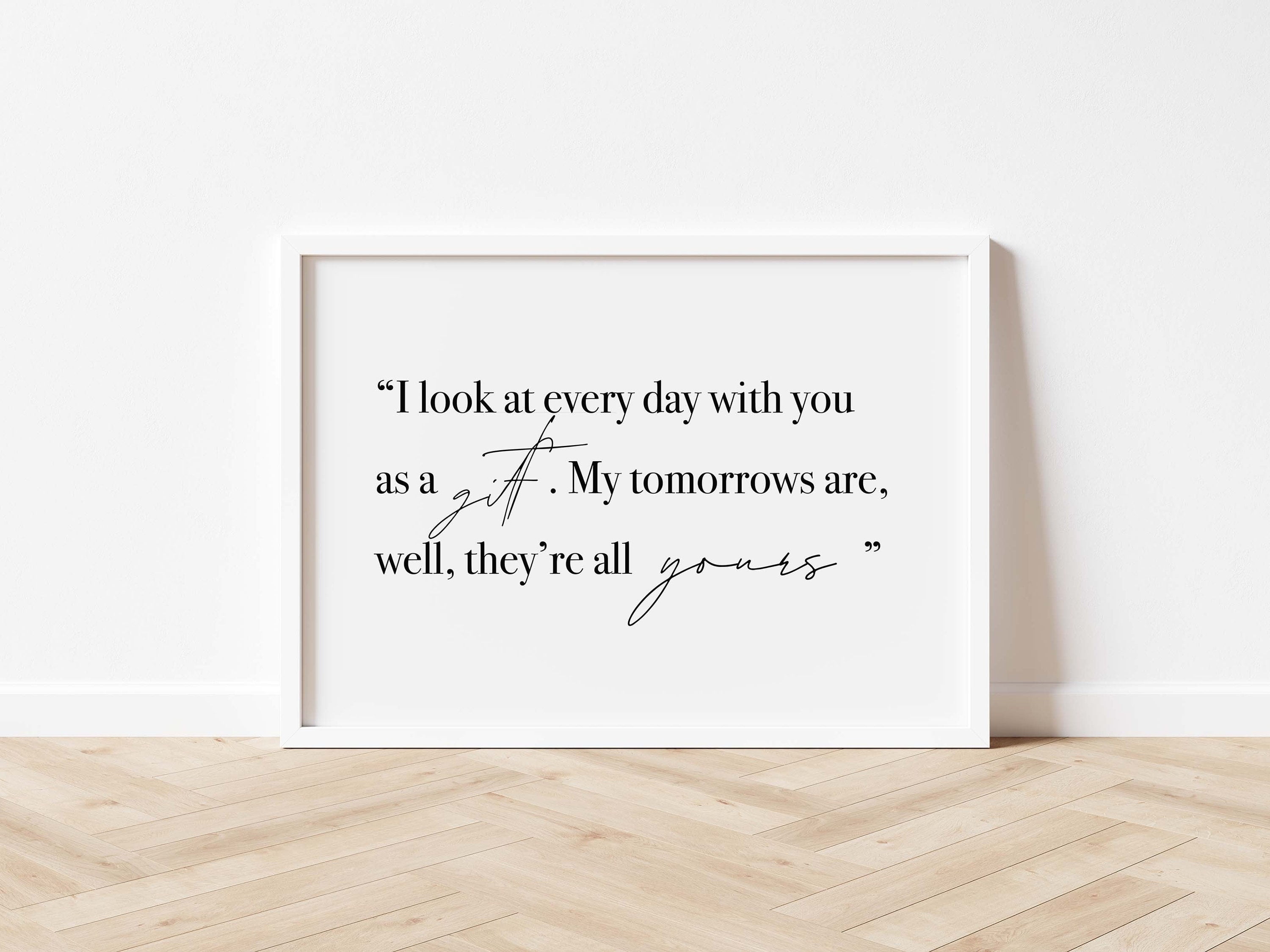 POSTER Yellowstone TV Show Quote Printable Art, Everyday With You Is A ...