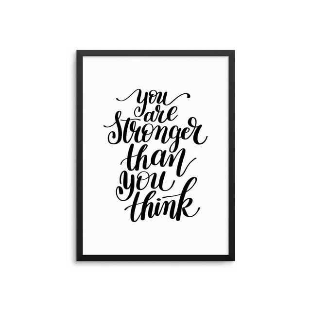POSTER You Are Stronger Than You Think Poster - Self Love Inspirational ...