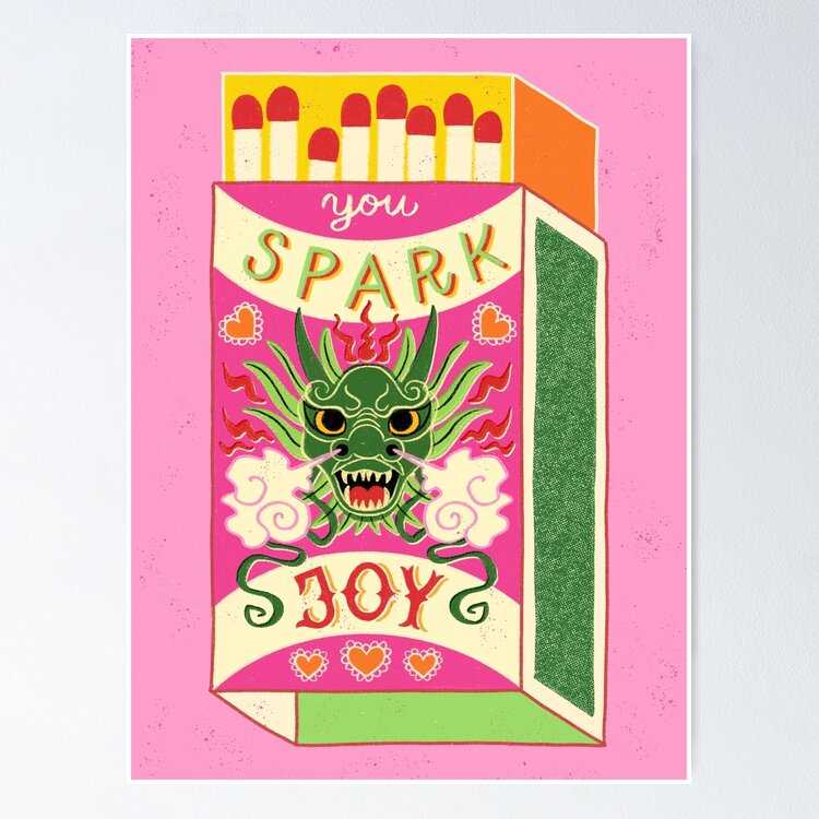 POSTER You Spark Joy Poster NO FRAMED, 8x12 - Walmart.com