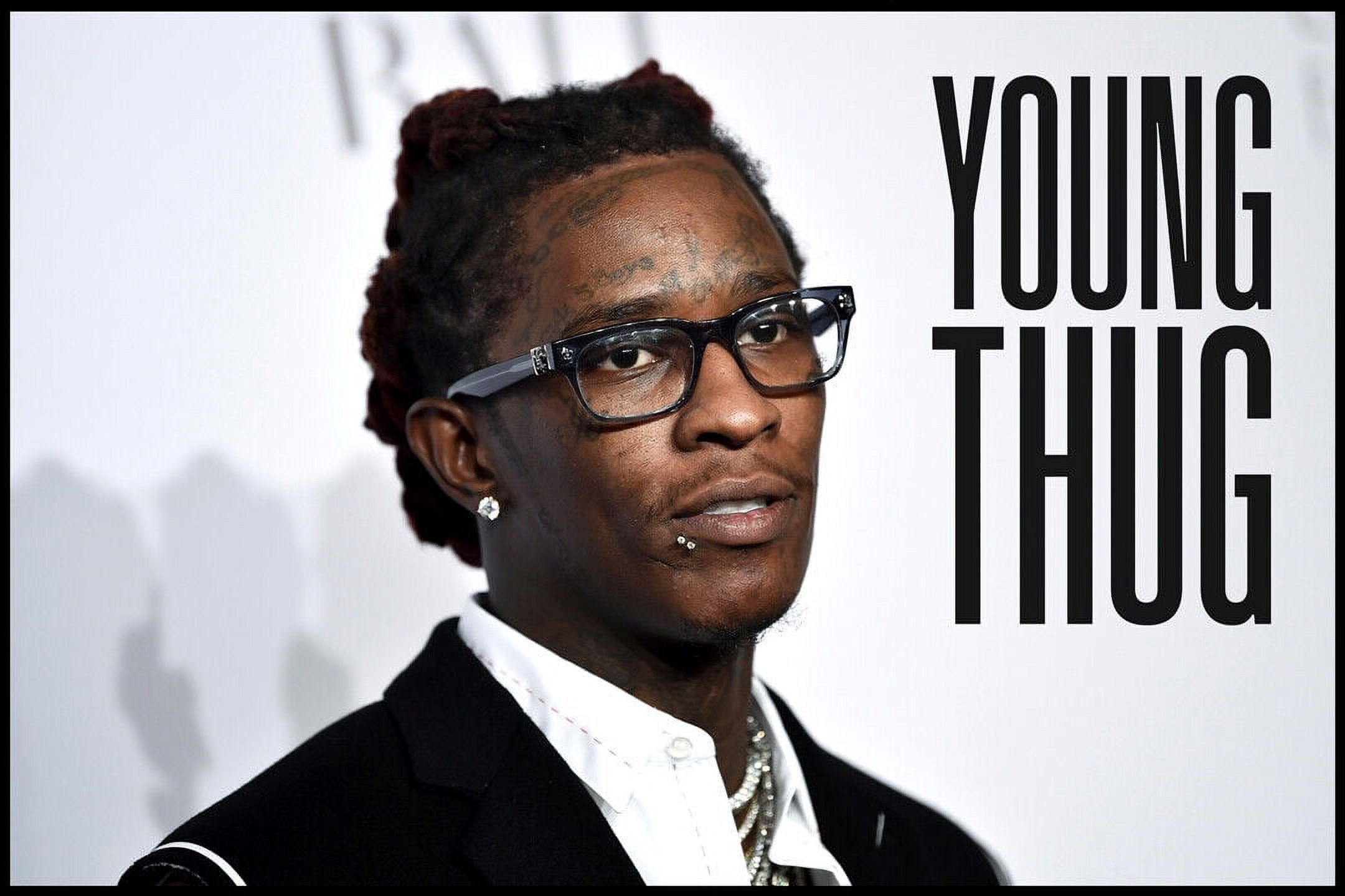 POSTER Young Thug Hip Hop Trap Rapper Rap Singer Art Wall Room Poster ...