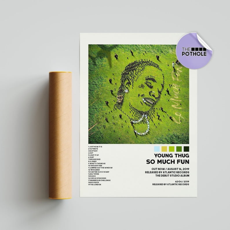 POSTER Young Thug Posters / So Much Fun Poster / Young Thug, Punk ...