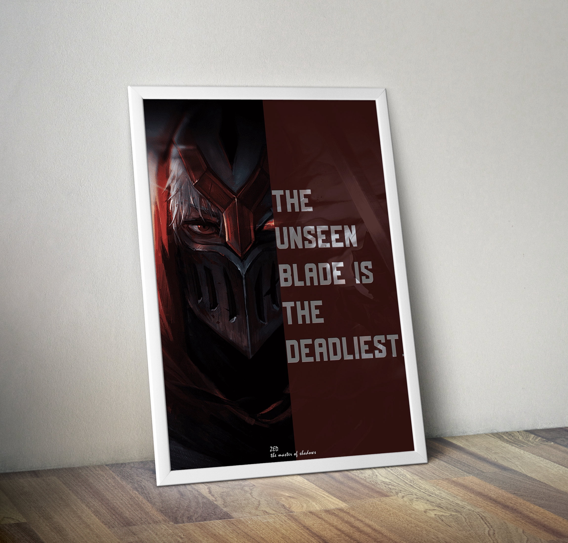 POSTER Zed League of Legends League of Legends Poster LoL Poster the ...