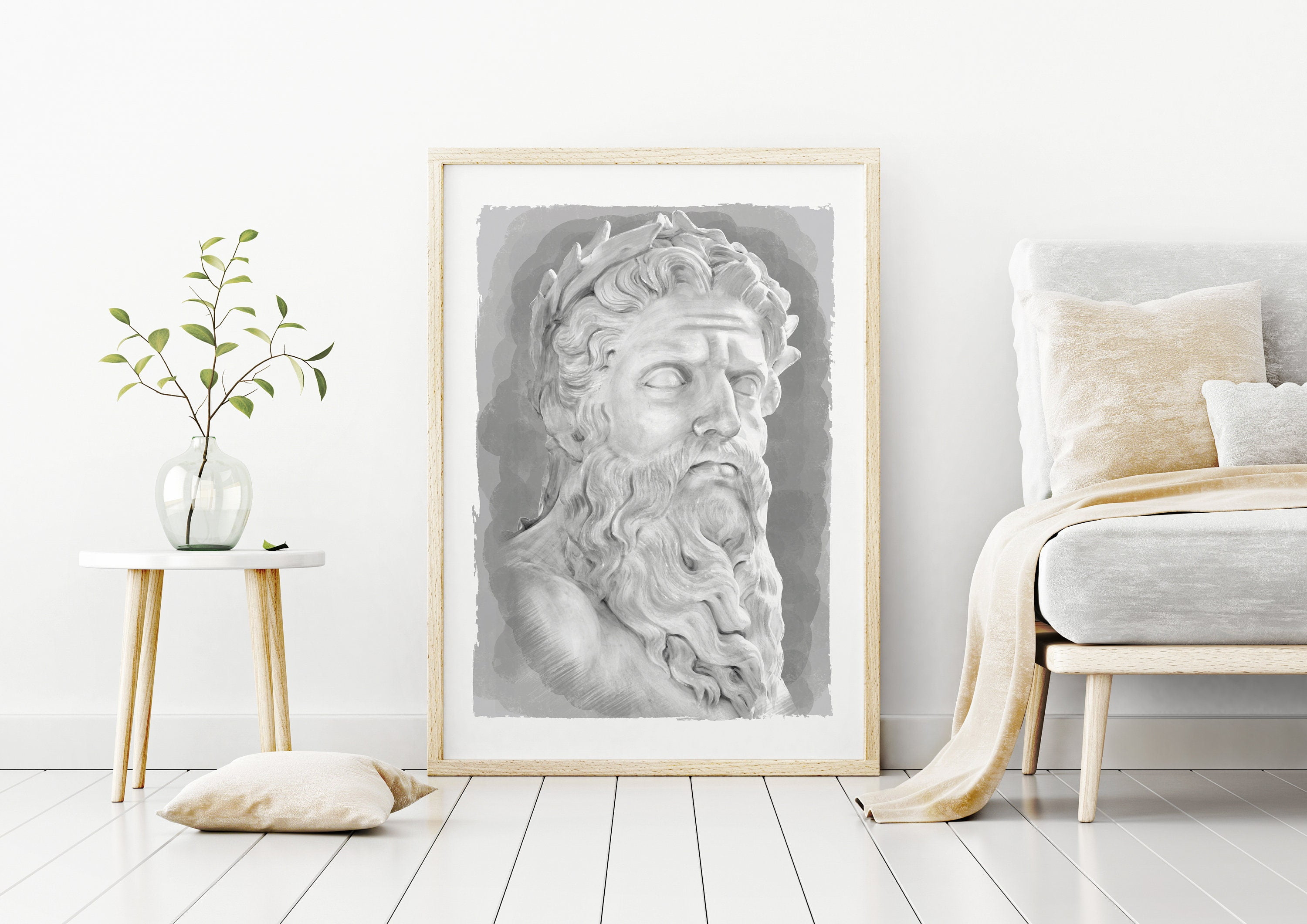 POSTER Zeus poster, Greek mythology, Jupiter god, King of gods, Roman ...