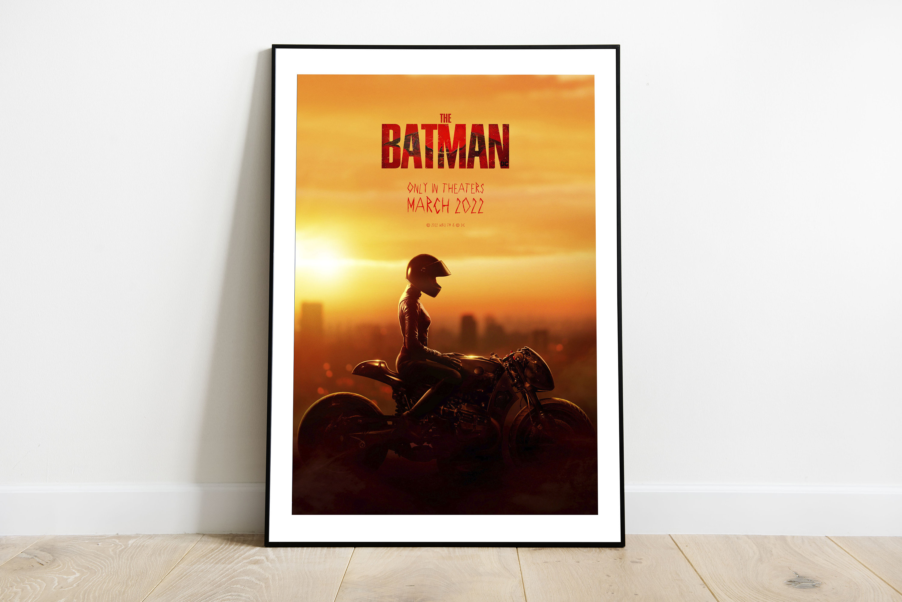 POSTER ZoÃ« Kravitz Poster, The Batman Poster, DC Movie Film Print ...