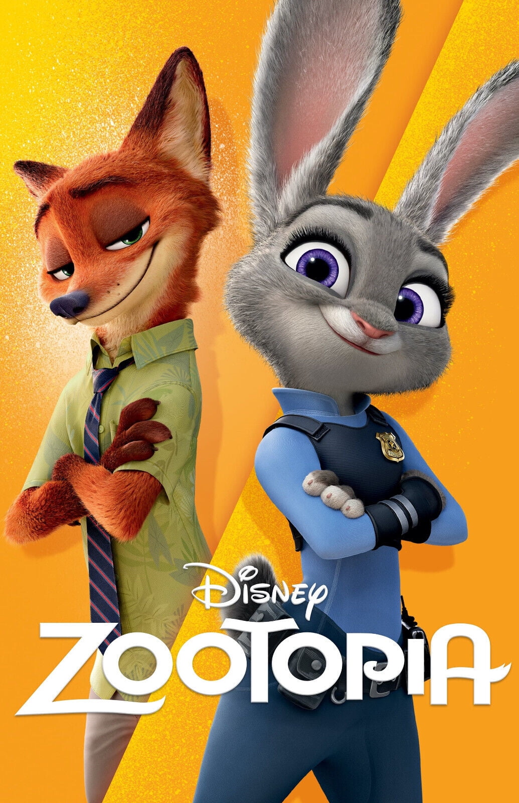 POSTER Zootopia Disney Film By Byron Howard 2016 Orange Movie Poster ...