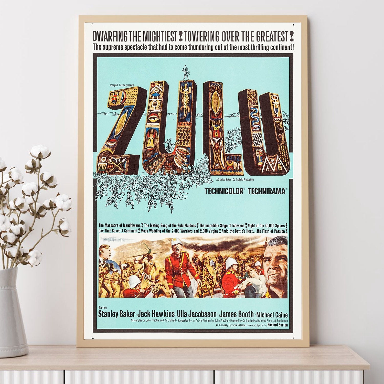 POSTER Zulu (1964)--Movie Poster, Art Prints, Home Decor,Wall Art ...