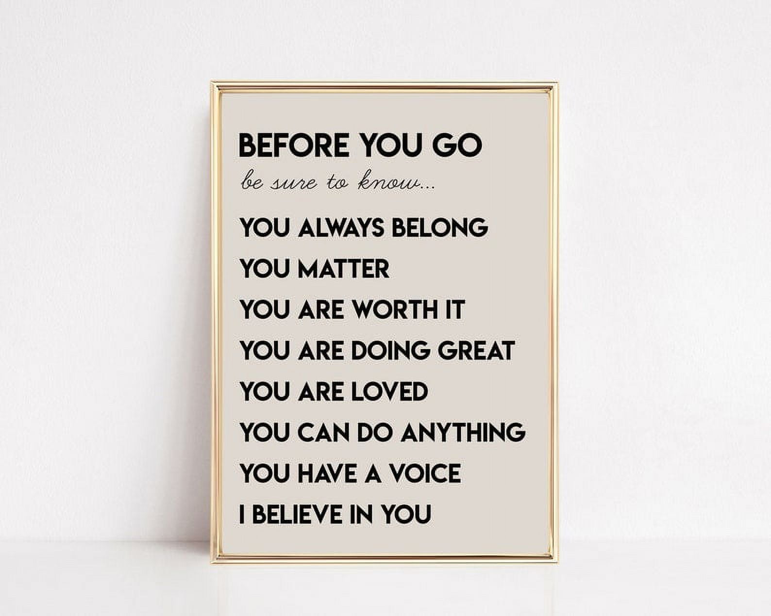 POSTER affirmation wall art for kids | inspirational classroom decor ...