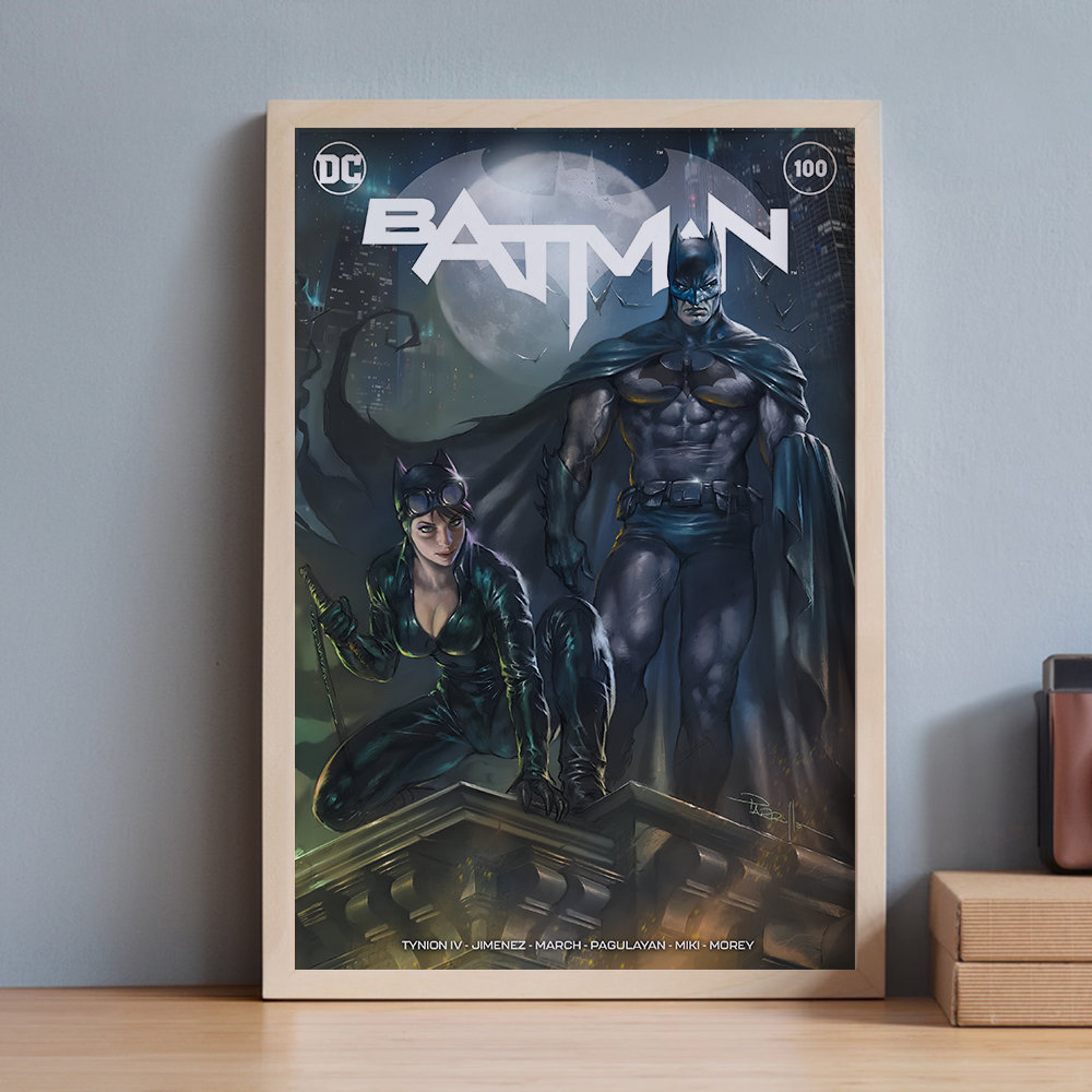 POSTER batman and catwoman 11x17 bruce wayne poster dcu dc comics ...