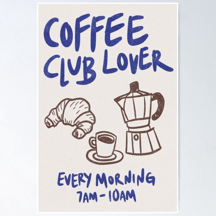 POSTER coffee, coffee lover, books, latte, book lover, reading ...