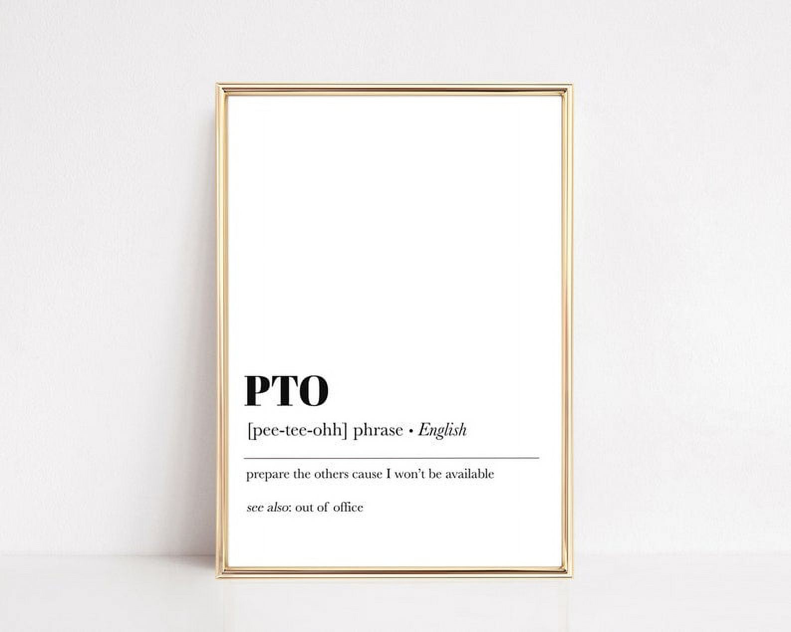 POSTER cubicle decor | office wall art | home office decor | pto ...