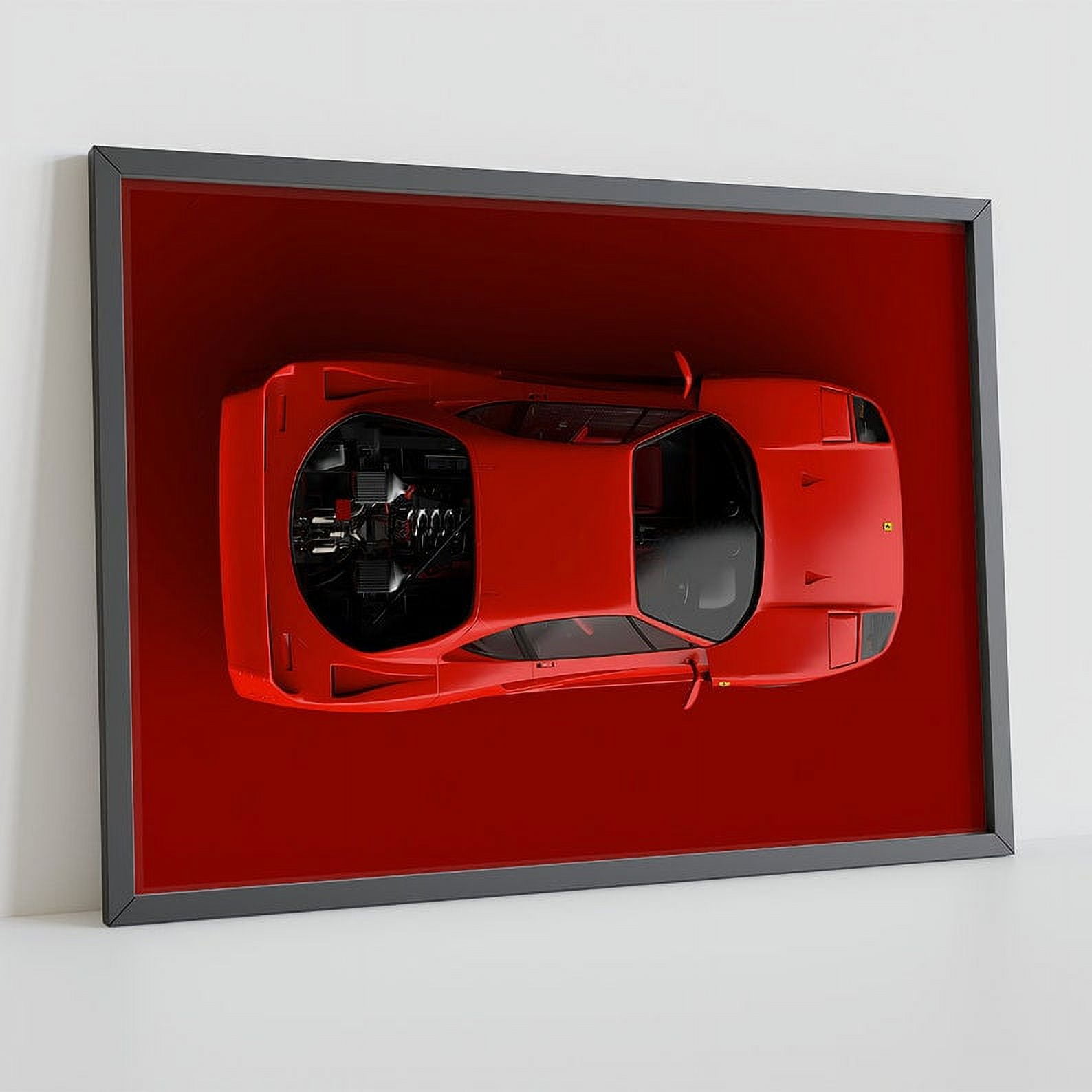 POSTER ferrari f40 poster,ferrari f40 art,ferrari f40 artwork,ferrari ...