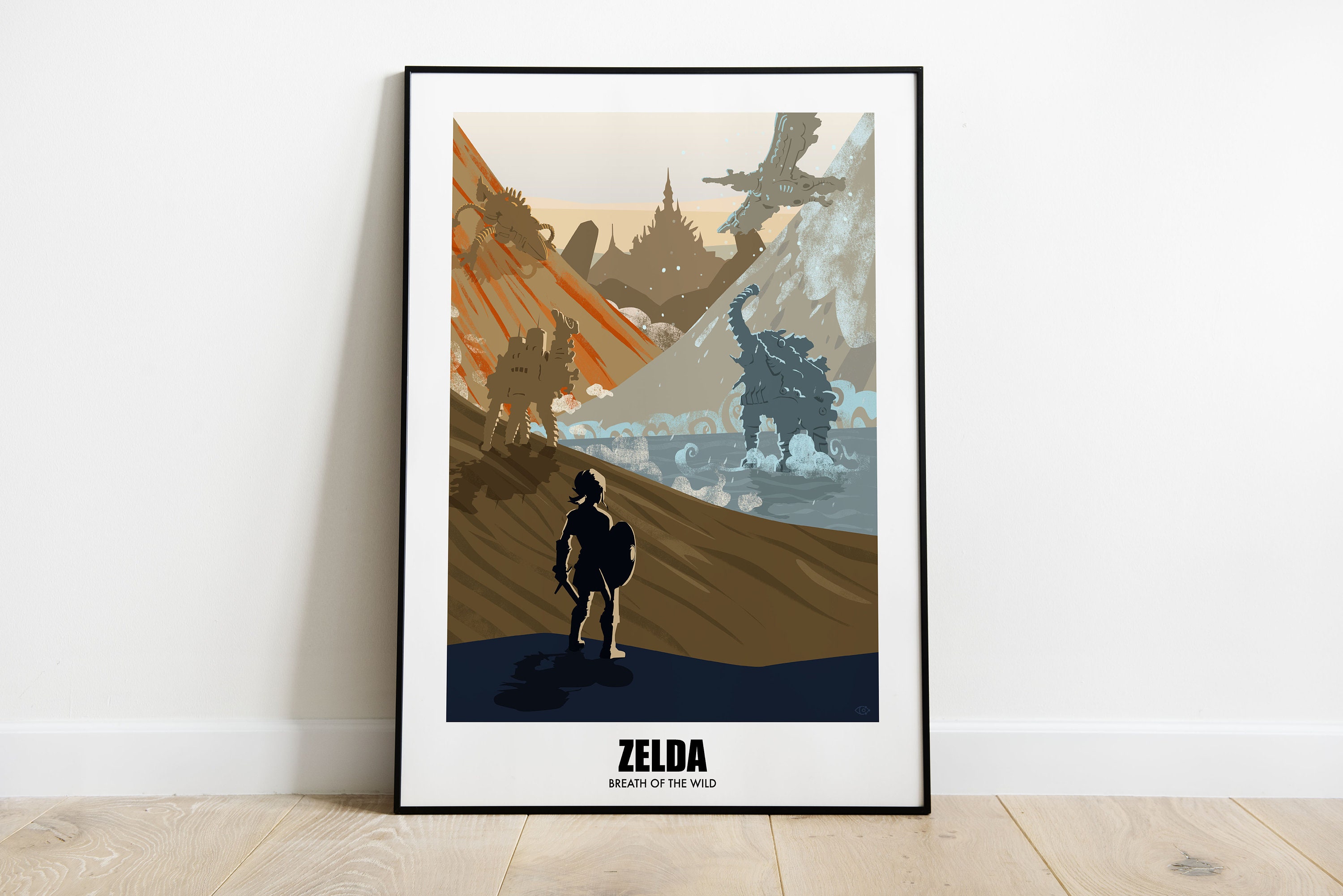 POSTER inspired by BOTW - Zelda - minimalist poster-UNFRAMED - Walmart.com