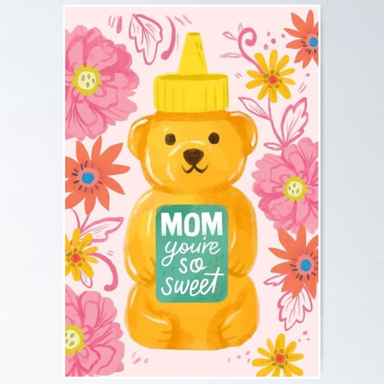 Poster mother, honey, mom, bee, mama, cute, bees, honey bee, nature ...