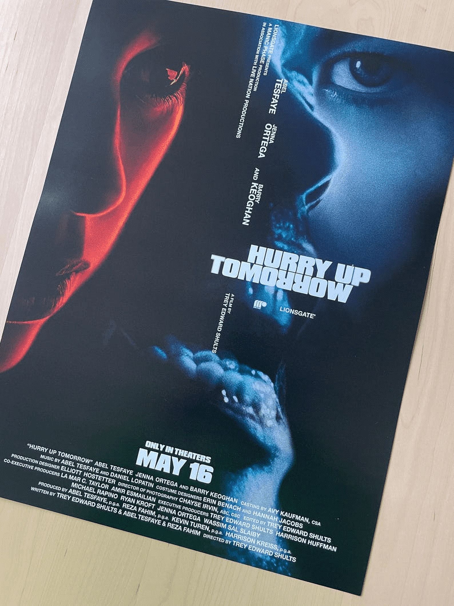 POSTER movie THE WEEKND Hurry up Tomorrow - Walmart.com