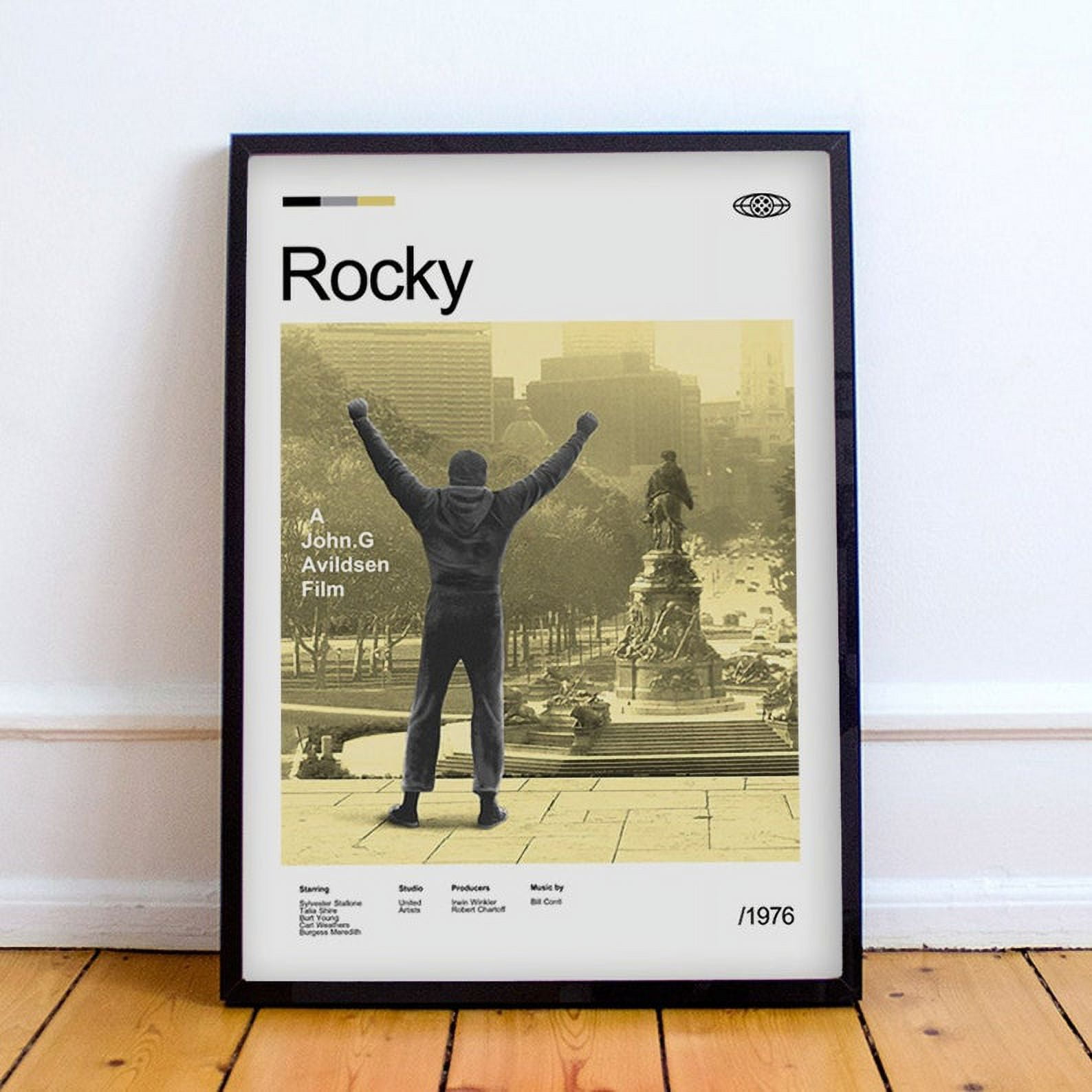 POSTER rocky 1976 film movie boxing boxer action sylvester stallone ...