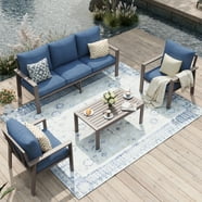 Better Homes & Gardens Tarren 5-Piece Wicker Outdoor Conversation Set ...
