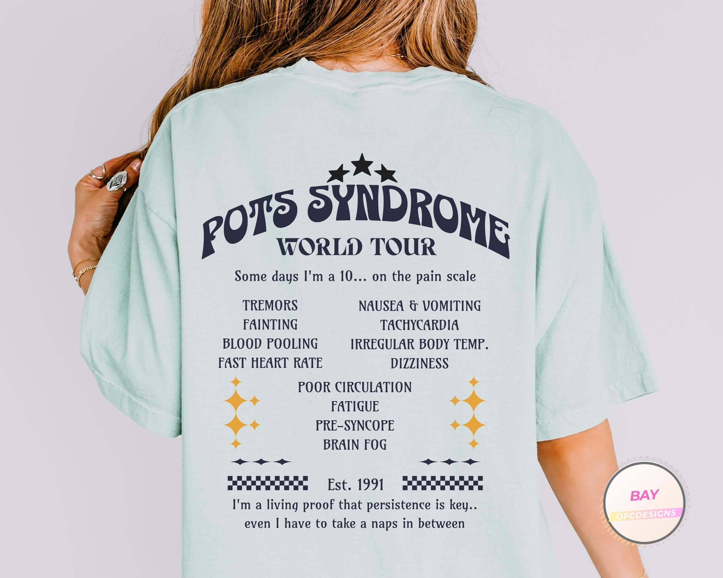 POTS Syndrome Tour Shirt People Of The Salt Postural Orthostatic ...