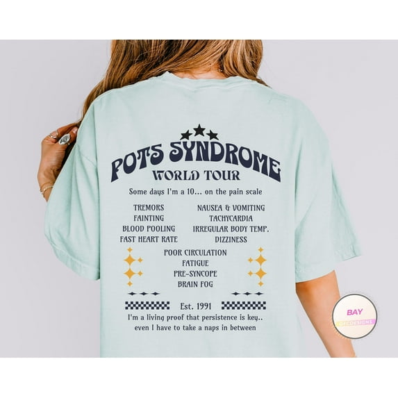 POTS Syndrome Tour Shirt People Of The Salt Postural Orthostatic ...