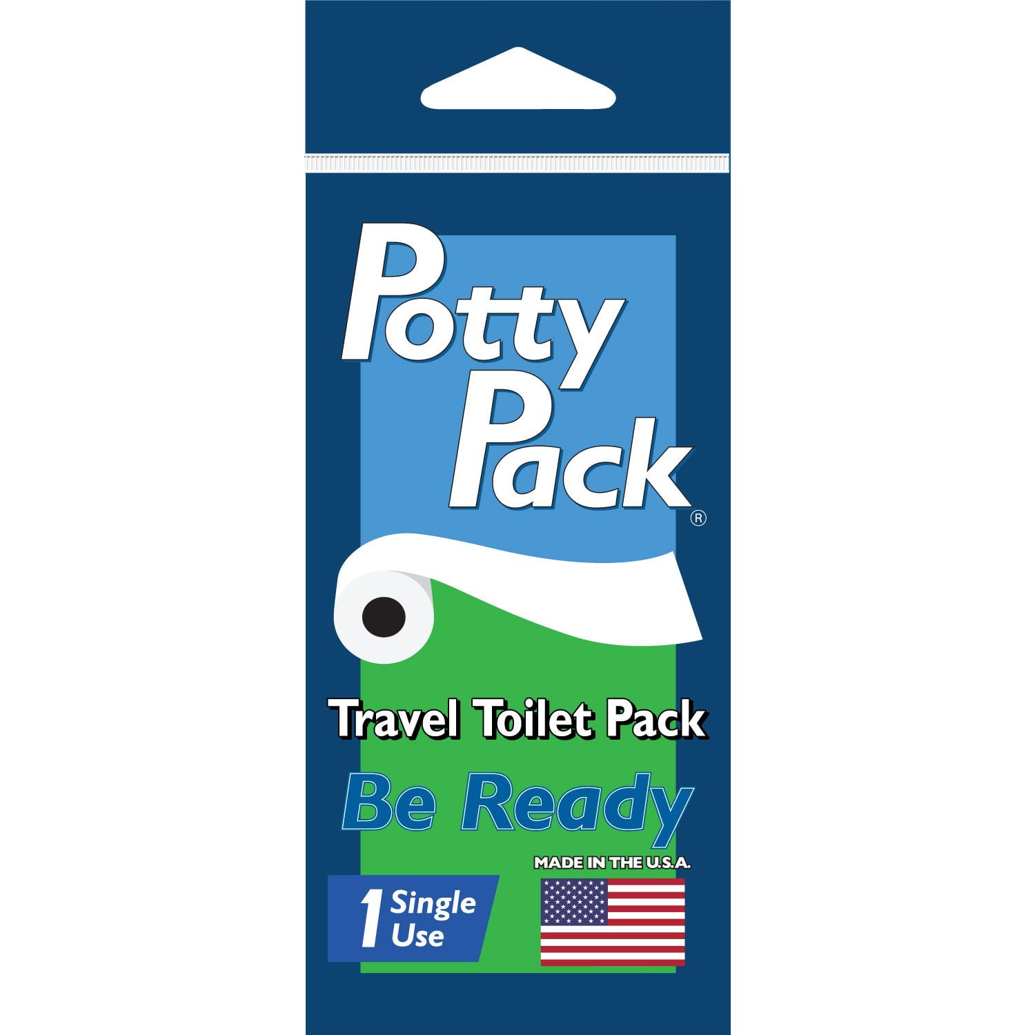 Potty Packs Travel Bathroom Kit, Compact Single-Use Pack with Seat ...