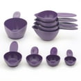 POURfect 9pc Dark Plum/Purple Measuring Cup Sets are the worlds largest ...