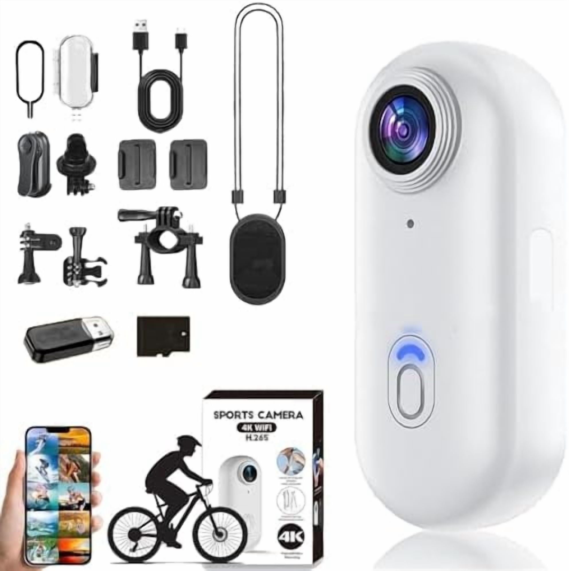 POV Camera, POV Camera 4K Thumb Cameras, Mini Action Cam, 170° Wide ...
