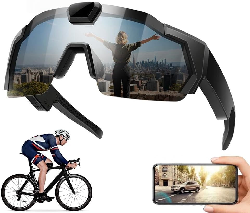 POV Glasses 4K Baseball Glasses with Camera Smart Camera Glasse for Men ...