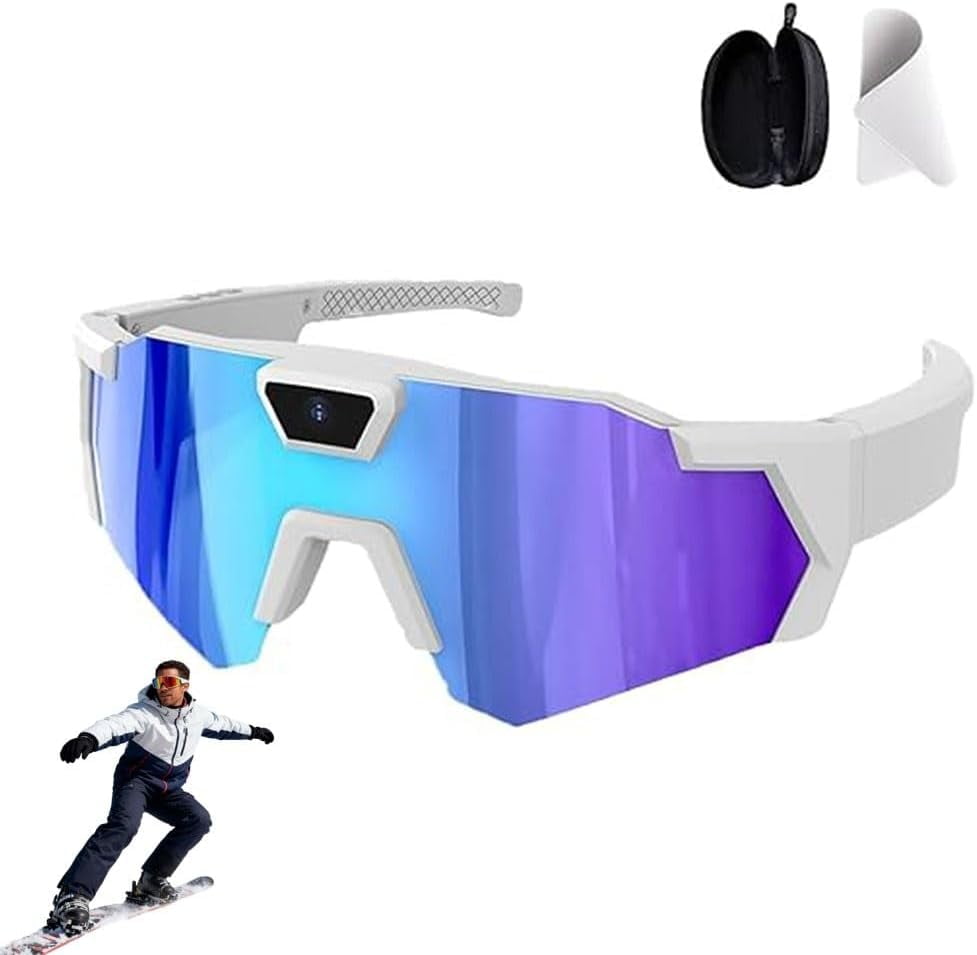 POV Glasses 4K Baseball Sunglasses with Camera, Smart Action Recording ...