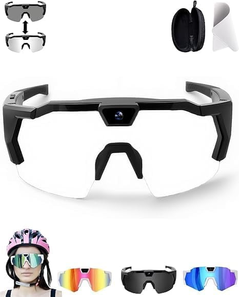 POV Glasses 4K Baseball with Camera, 2026 Upgrade Smart Camera ...