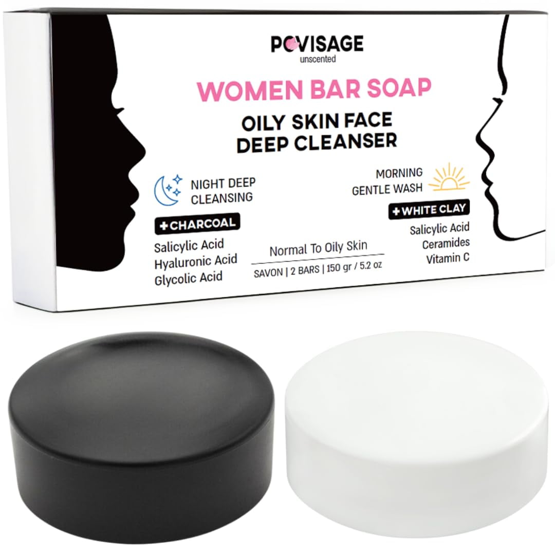 POVISAGE Salicylic Acid Face SAF21 Bar Soap for Women - Unscented Day ...