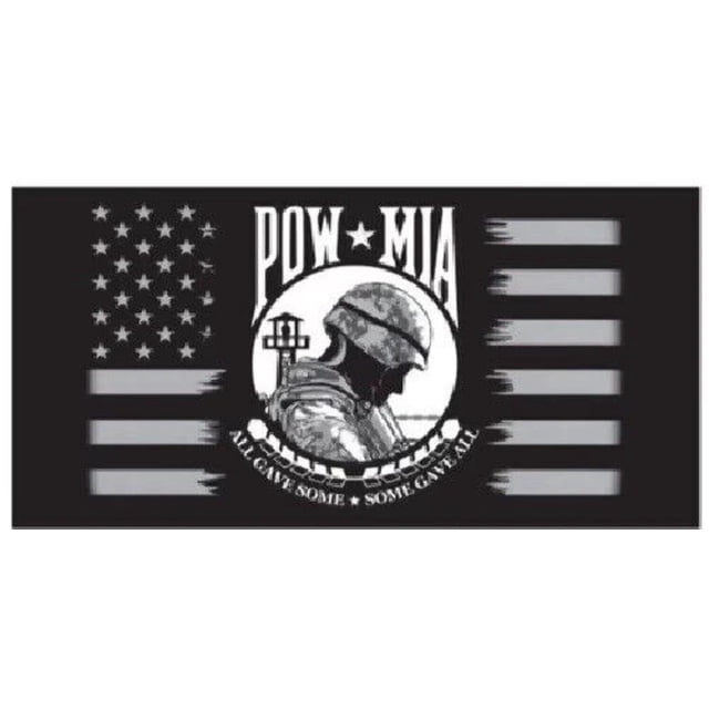 POW MIA ALL GAVE SOME SOME GAVE ALL TACTICAL BLACK Vinyl Decal Bumper ...