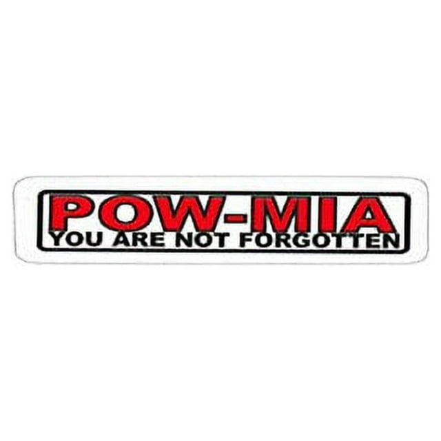 POW-MIA Motorcycle Helmet Stickers - Novelty Artwork Biker Decals, 4" x ...