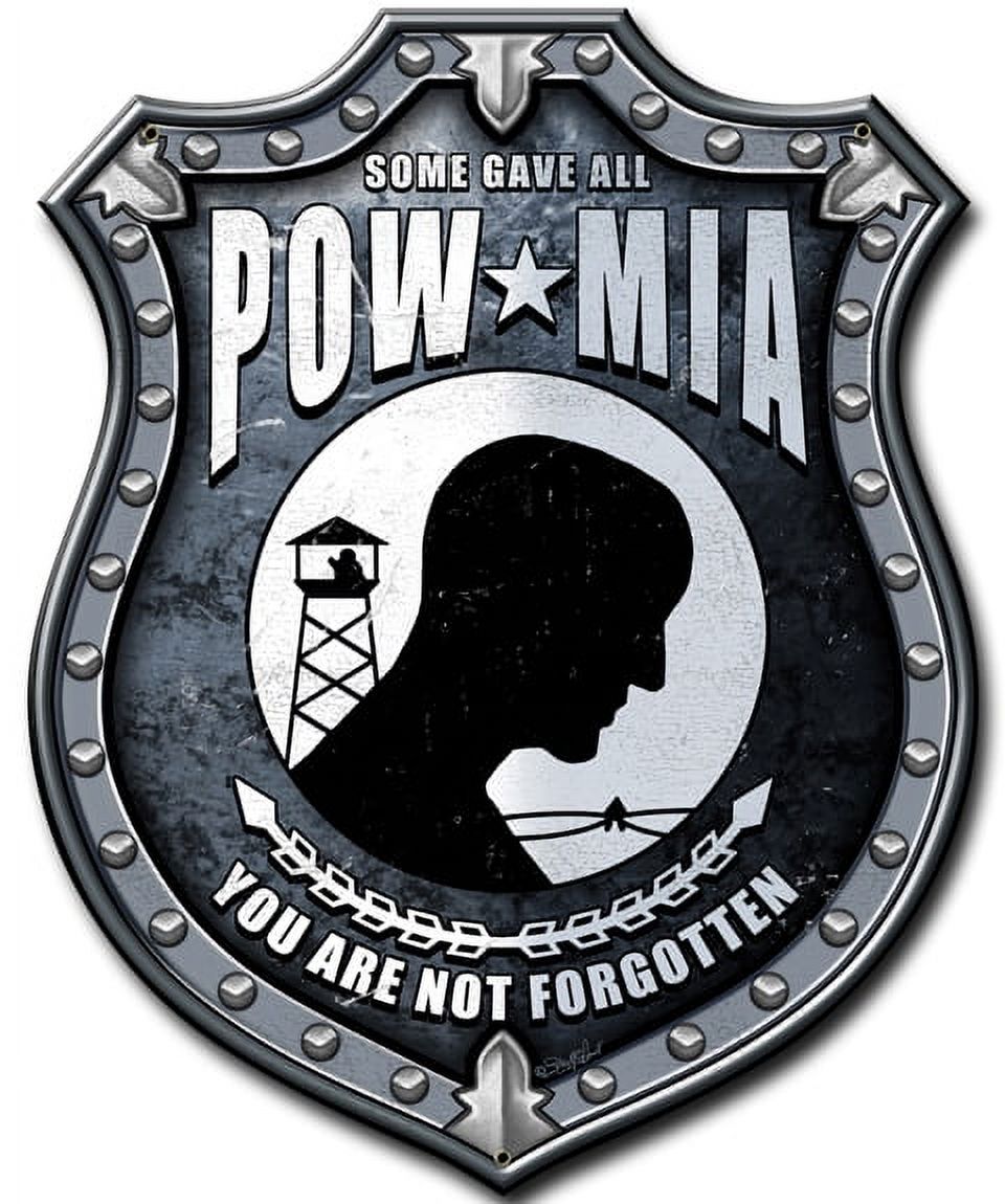 POW MIA Vintage Sign “Made in the USA with heavy gauge steel" - Walmart.com