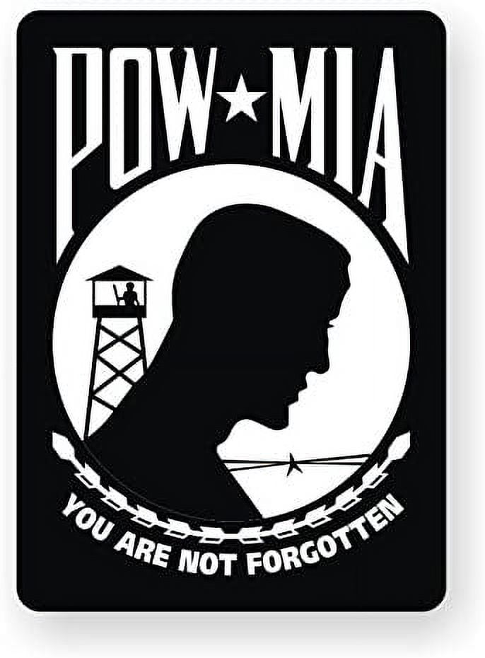 POW MIA Vinyl Bumper Sticker | Decal | Window Label Military Prisoner ...