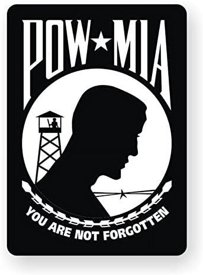 POW MIA Vinyl Bumper Sticker | Decal | Window Label Military Prisoner ...