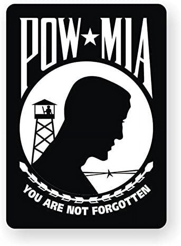 POW MIA Vinyl Bumper Sticker | Decal | Window Label Military Prisoner ...