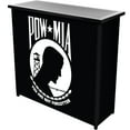 POW Metal 2-Shelf Portable Bar Table with Carrying Case - Walmart.com