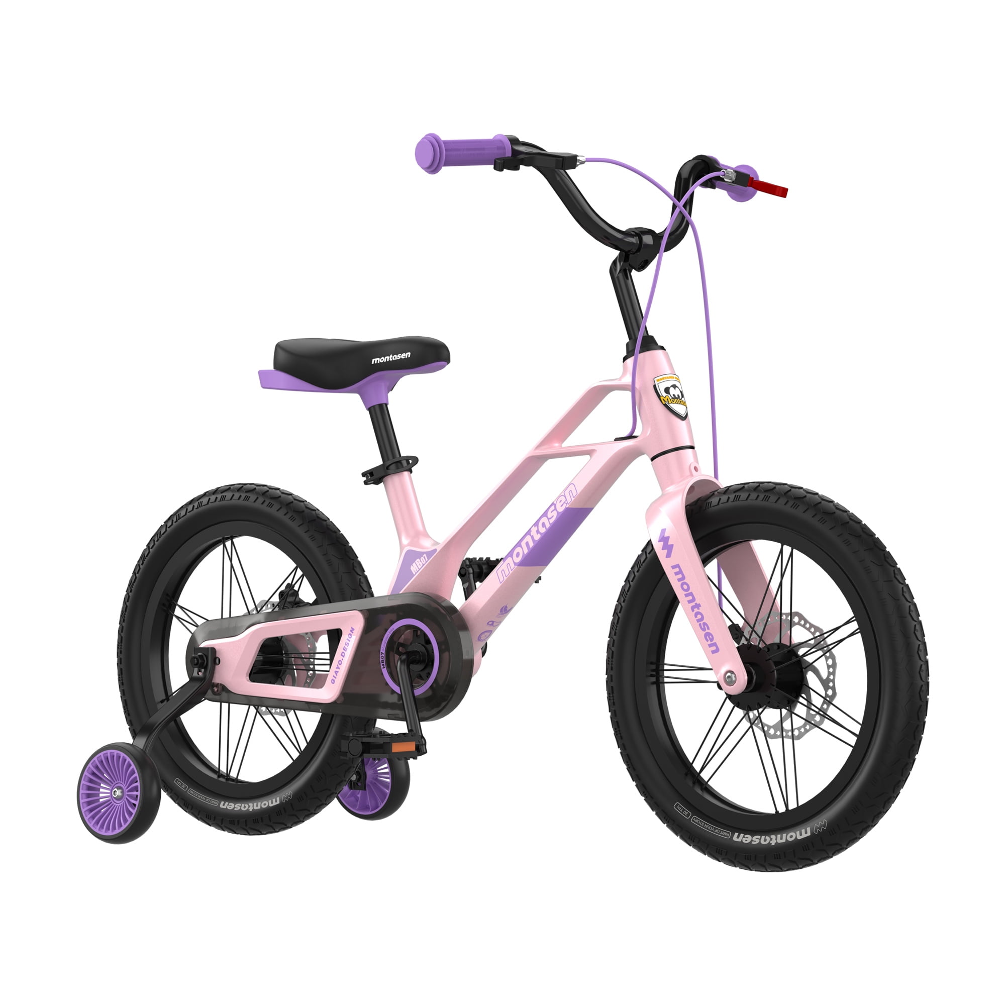 POWANLI 16“ Kids Bike for Boys Girls Ages 4-8 Years, Lightweight Alloy ...