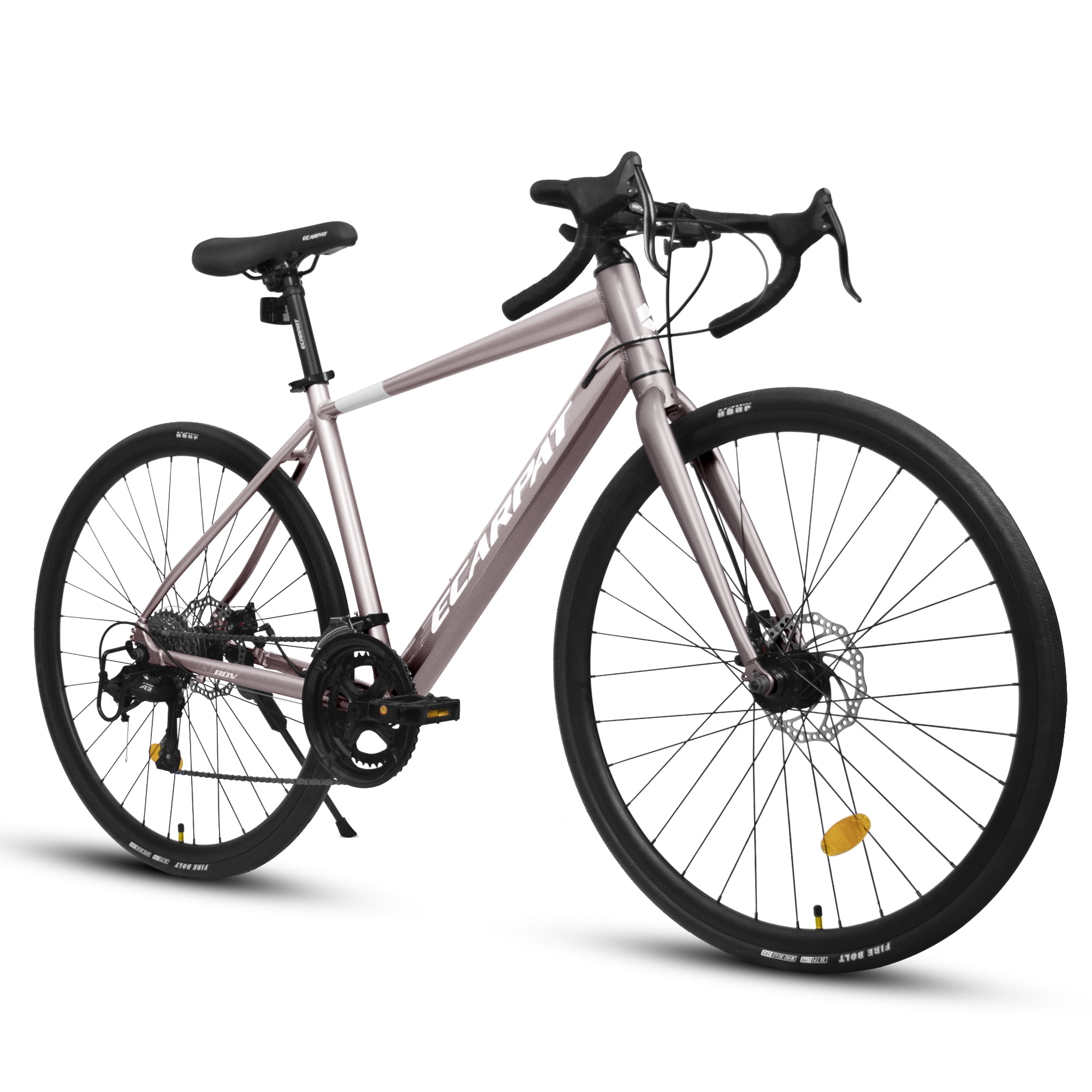 POWANLI 700C Road Bike for women, 16-Speed Outdoor Bike Disc Brakes ...