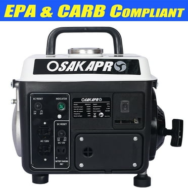 Pulsar Portable Gas-Powered Generator 1200W Black Gray with Recoil ...