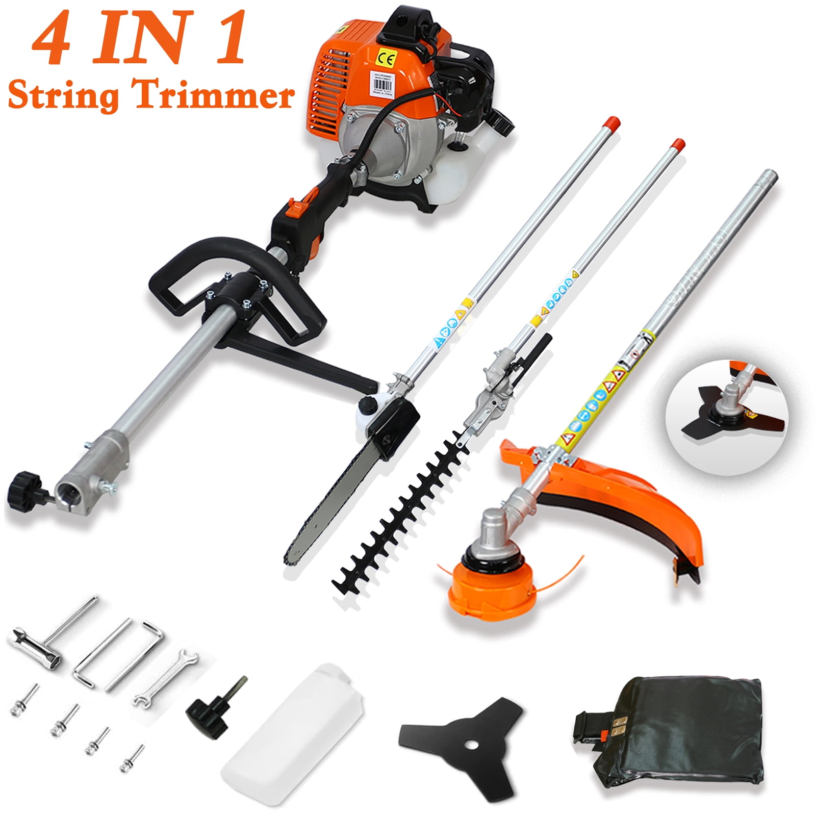 POWANLI 4-in-1 Multi-Functional Trimming Tool,52CC 2-Cycle Garden Tool ...