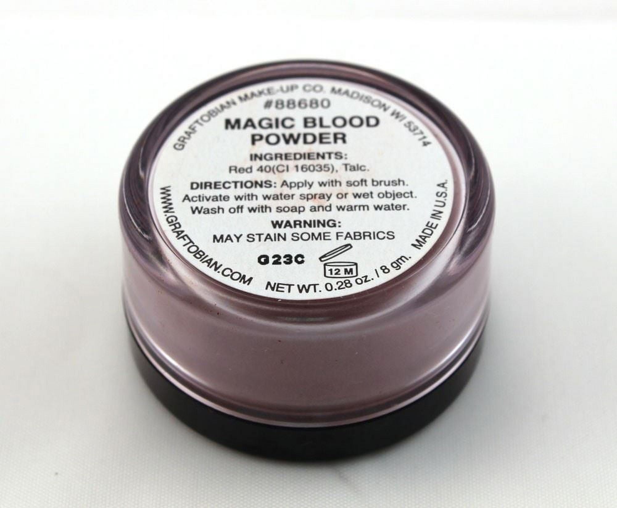 Graftobian - Magic Blood Powder Shaker - .28 Ounce - Water Activated ...