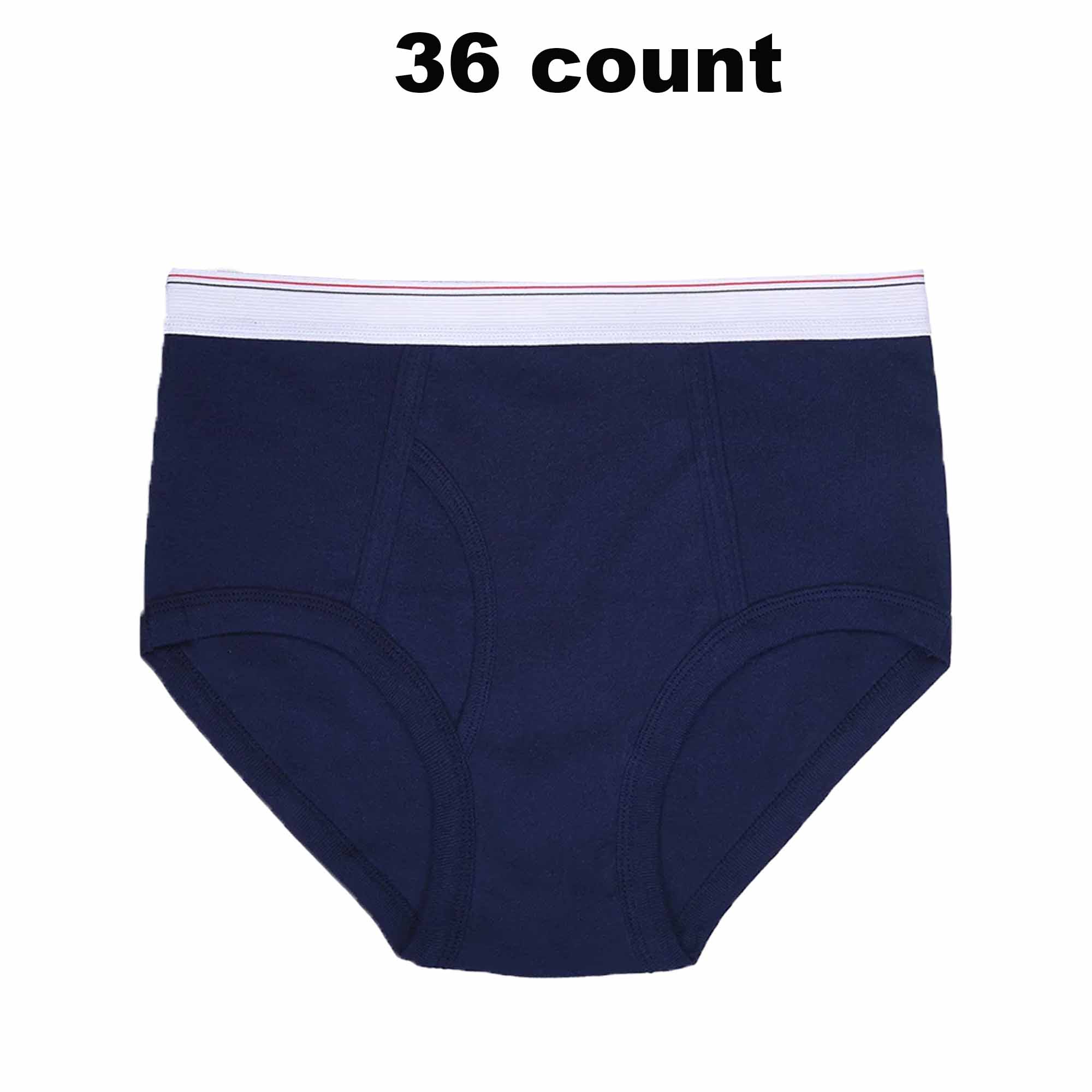 POWER CLUB MEN'S COLOR BRIEFS (MC3400), 100% cotton, 36 Pack - Walmart.com