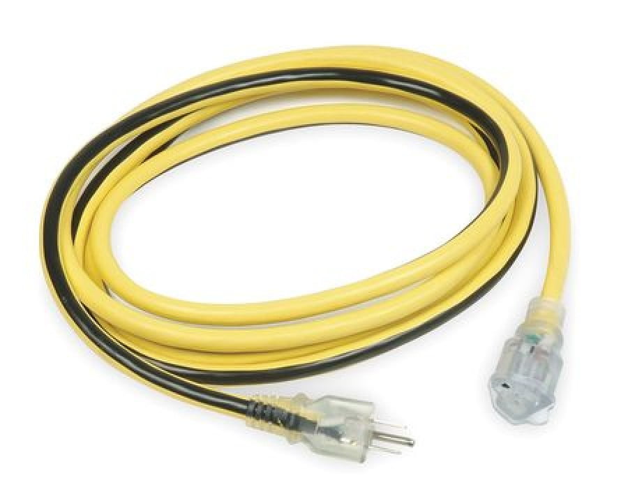 POWER FIRST 1XUP5 10 ft. 12/3 Lighted Extension Cord SJTW - Walmart.com