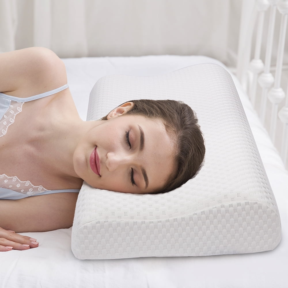 POWER OF NATURE Orthopedic Memory Foam Pillow, Cervical Contour ...