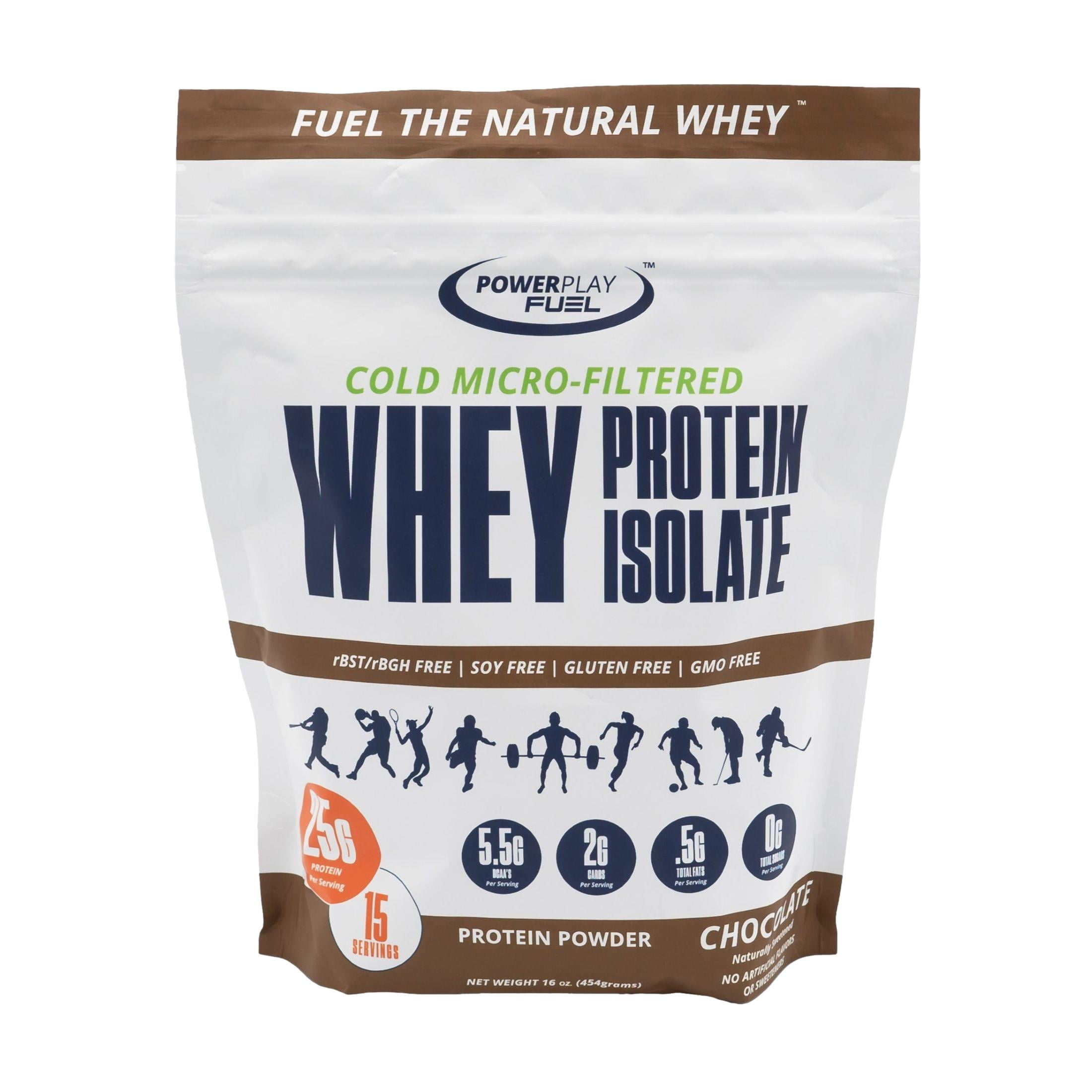 POWER PLAY FUEL Cold Micro-Filtered Whey Protein Isolate Powder ...