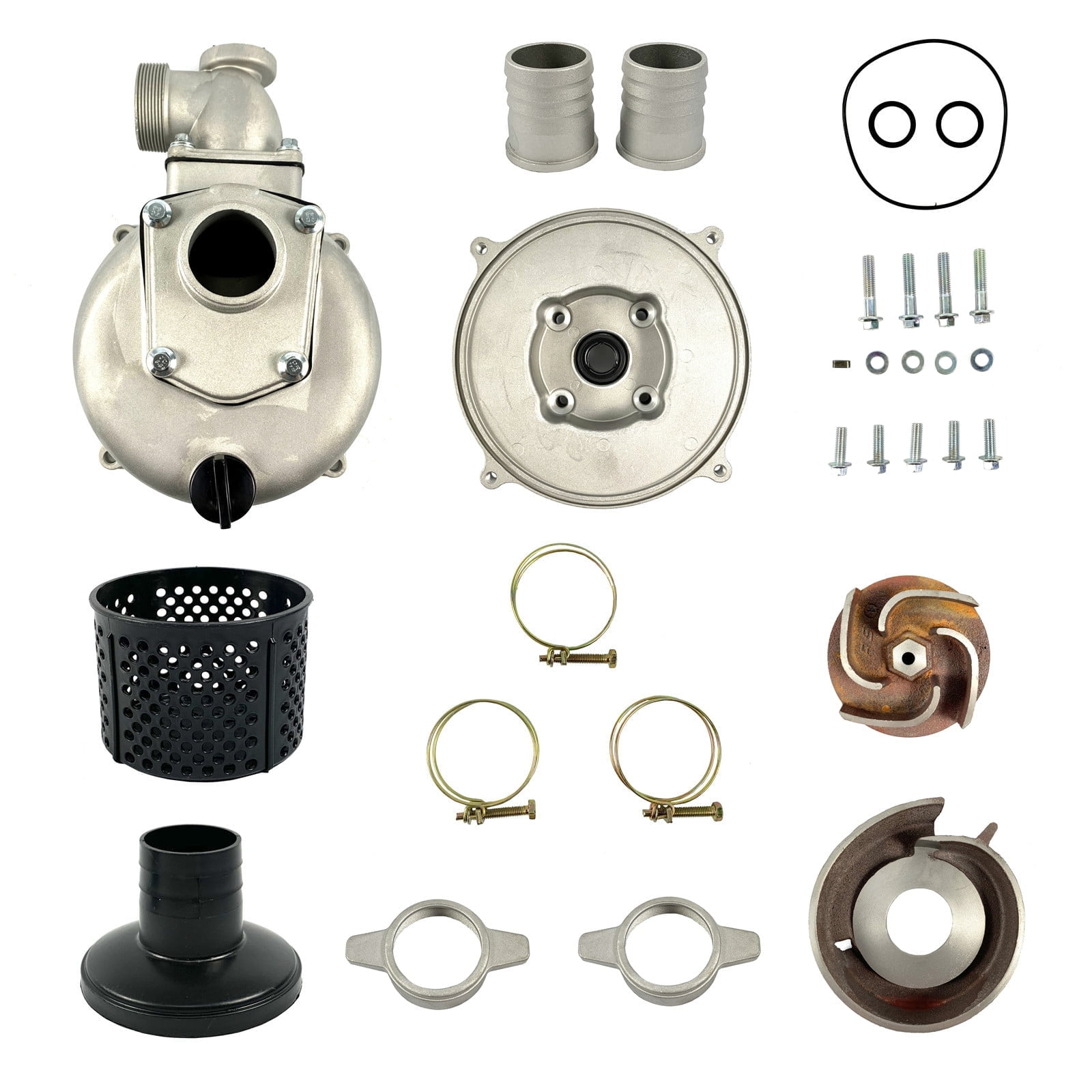 POWER PRODUCTS Pump W/ NPT Thread 4-Bolt-Inlet and Outlet For Predator ...