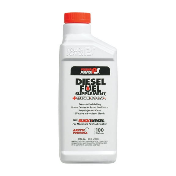 Power Service Diesel 9-1-1 80 oz. - Fuel Treatment Anti-Gel Additive ...